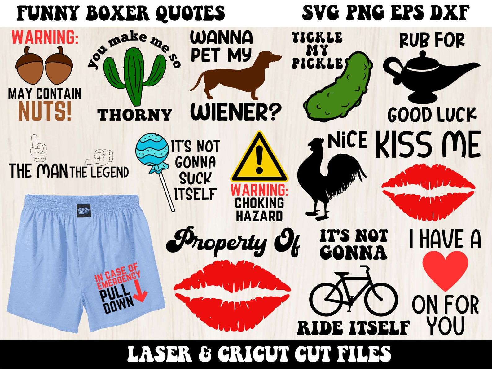 Funny Boxer Quotes Svg Mens Boxers Svg Funny Svg Gift for - Etsy