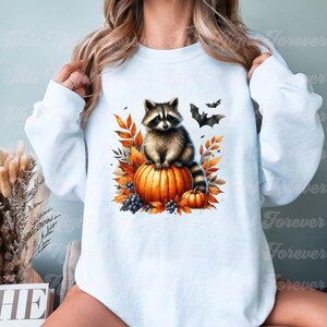 Fall Raccoon Png, Pumpkin Png, Raccoon Png, Fall Png Design, Fall Png ...