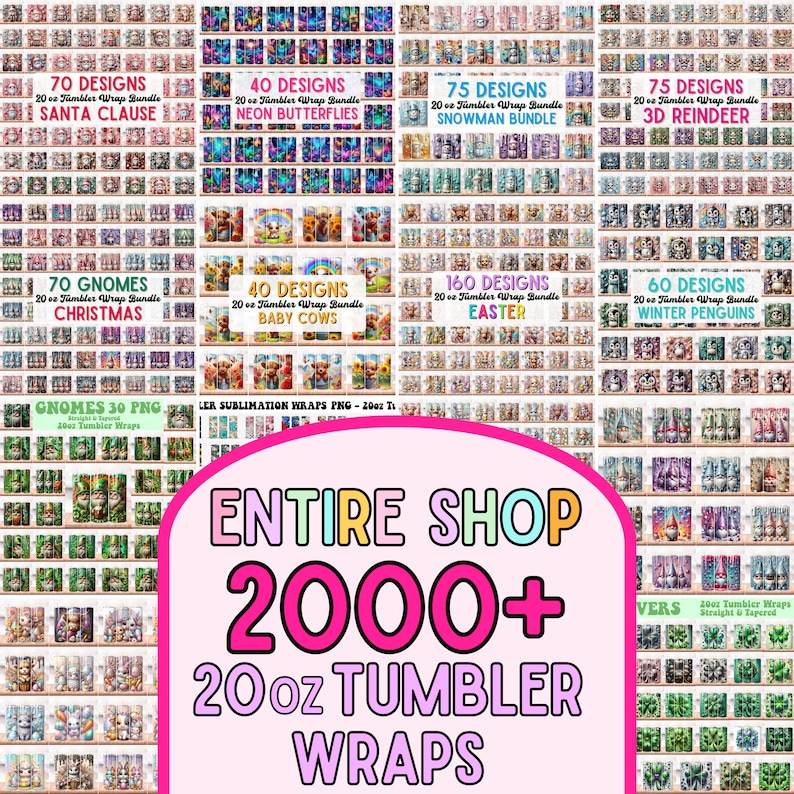 SVG & PNG Mega Bundle for Cricut, 16oz Glass Can Wraps, Tumbler Wrap ...