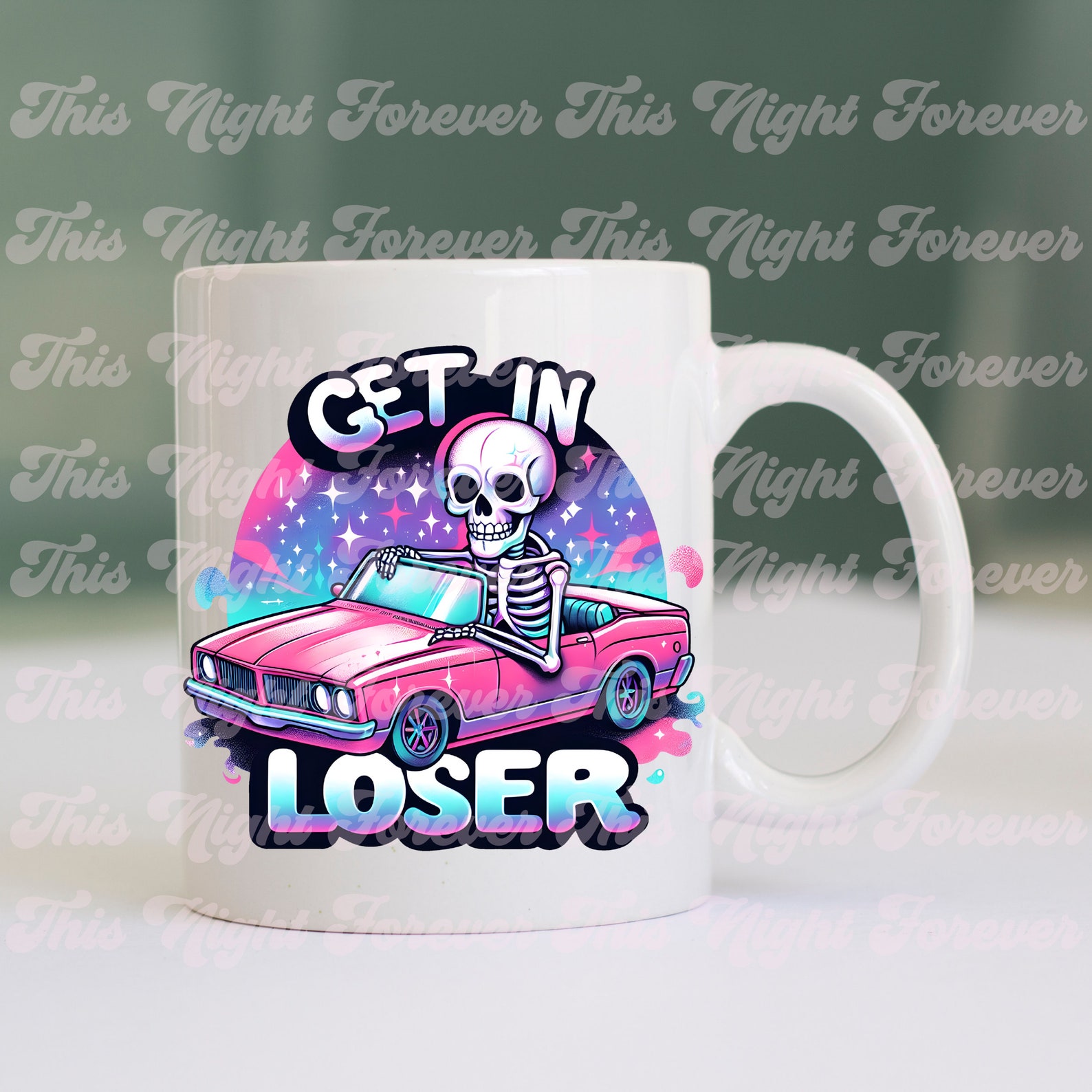 Get in Loser PNG, Sarcastic Skeleton Png, Sublimation Design, Trendy ...