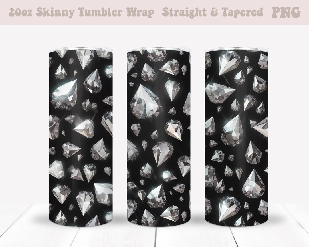 Diamond Tumbler Sublimation Wrap, 20oz Skinny Tumbler, 20oz Tumbler ...