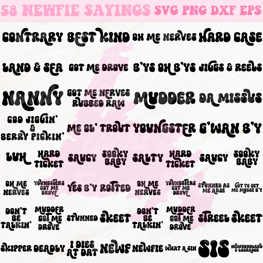 Newfoundland SVG Bundle, Newfoundland Svg, Newfoundland Sayings Svg ...