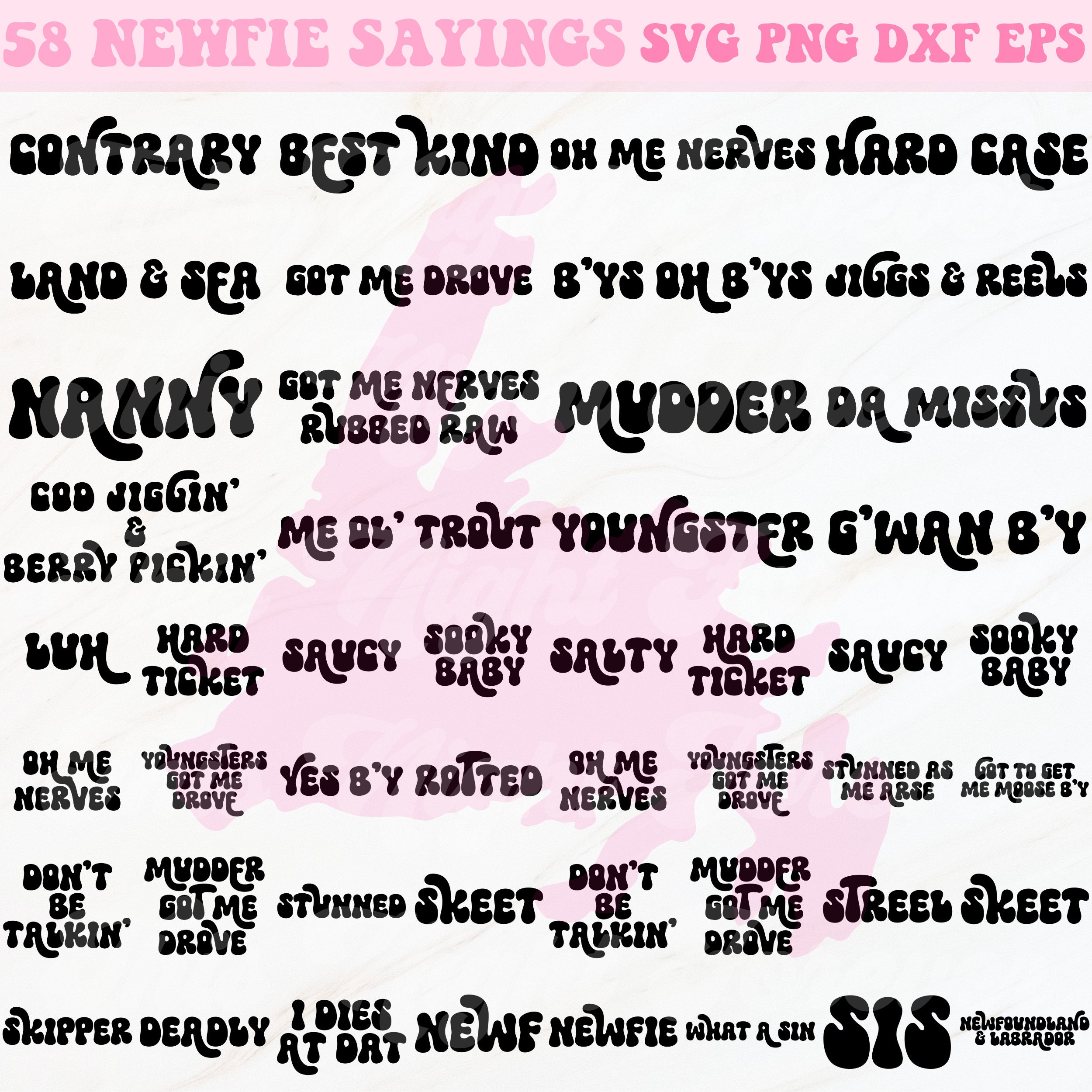 Newfoundland SVG Bundle, Newfoundland Svg, Newfoundland Sayings Svg ...