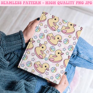 Summer Duck Floaty Seamless Pattern, Summer Pattern, Summer Repeat ...