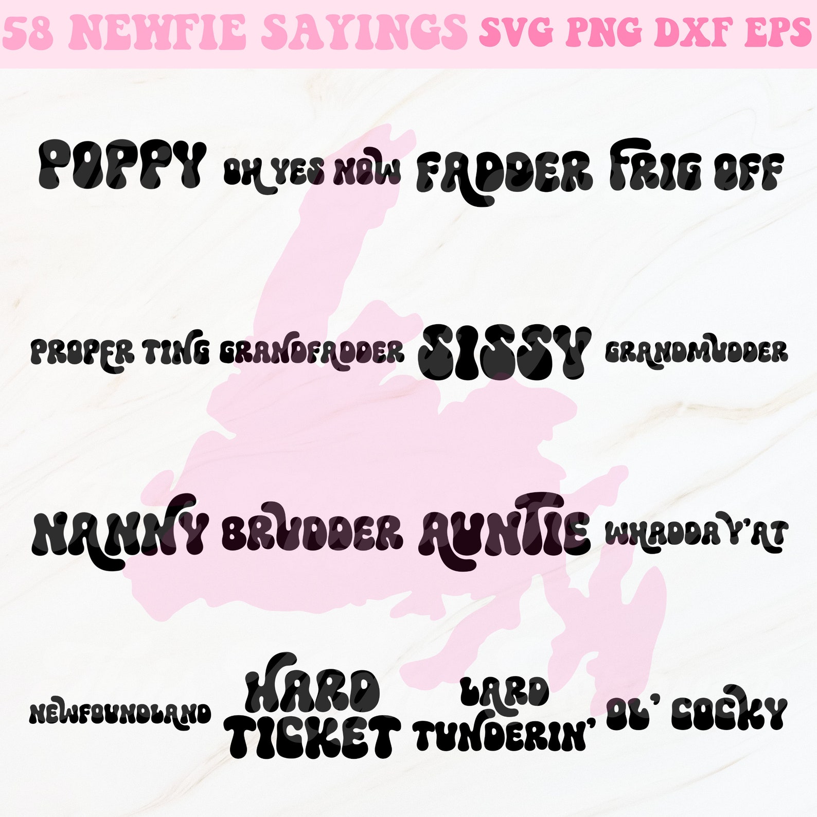 Newfoundland SVG Bundle, Newfoundland Svg, Newfoundland Sayings Svg ...