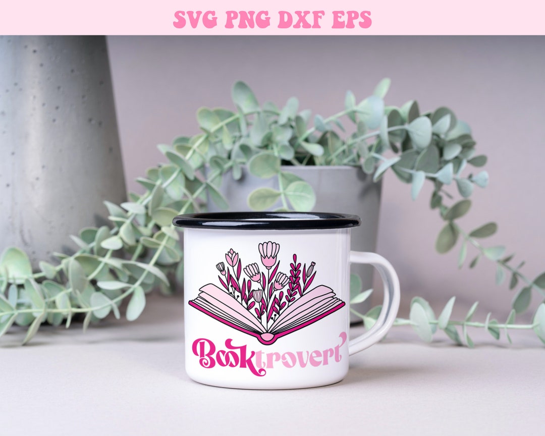 Booktrovert Svg, Book Quote Svg, Book Lover Svg, Books Svg, Book Reader ...