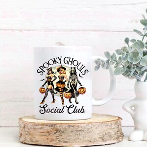 Spooky Ghouls Social Club Png, Squad Ghouls Png, Retro Halloween Png ...