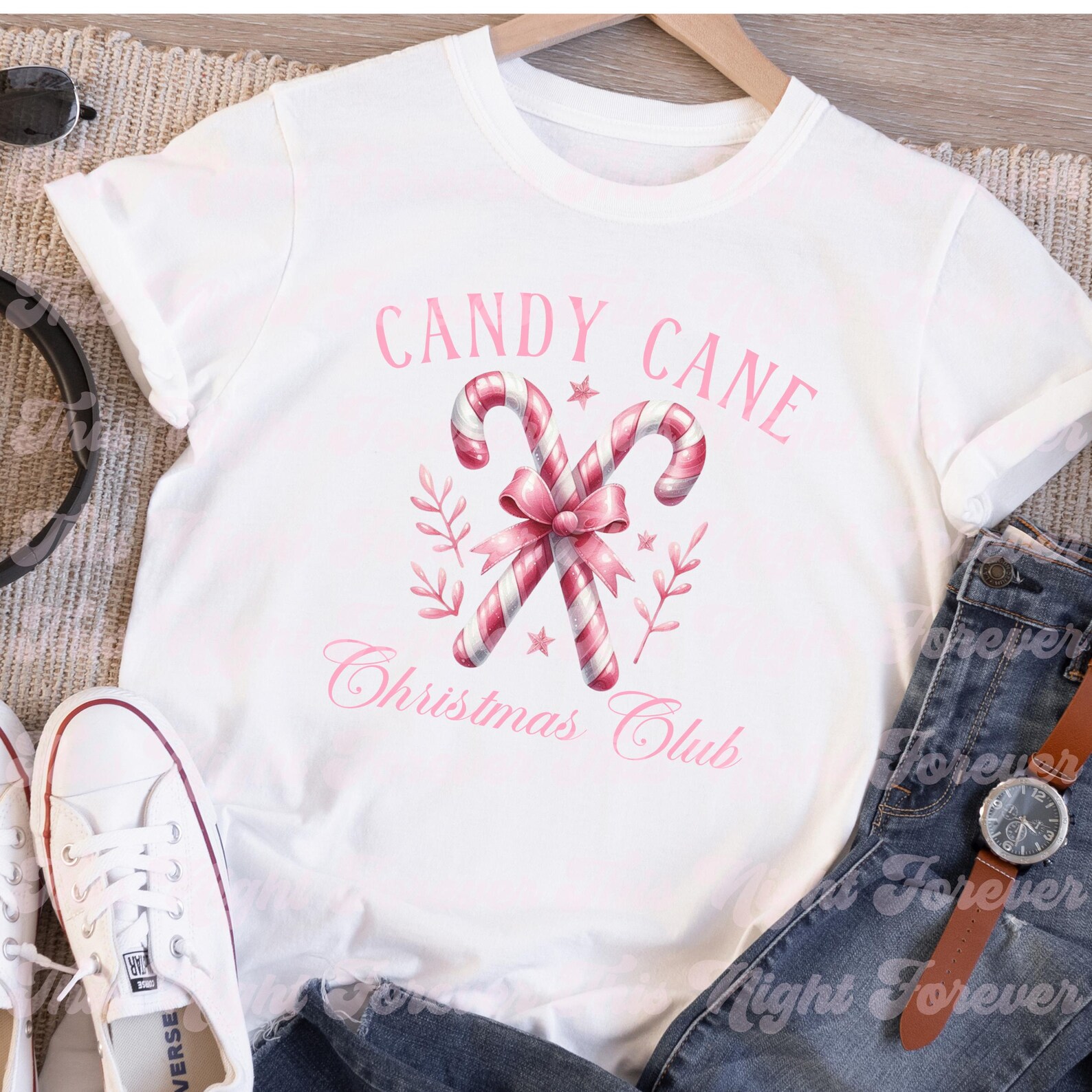 Candy Cane Christmas Club Png, Candy Cane Png, Sublimation Design ...