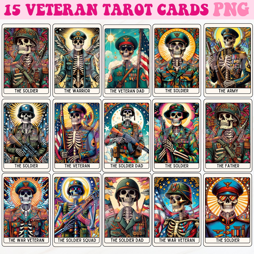 Veteran Tarot Cards Png, Tarot Cards Png, Dad Tarot Card Png, Soldier ...