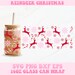 Reindeer Svg, 16oz Glass Can Wrap Svg, Christmas Glass Can Svg, Libbey ...