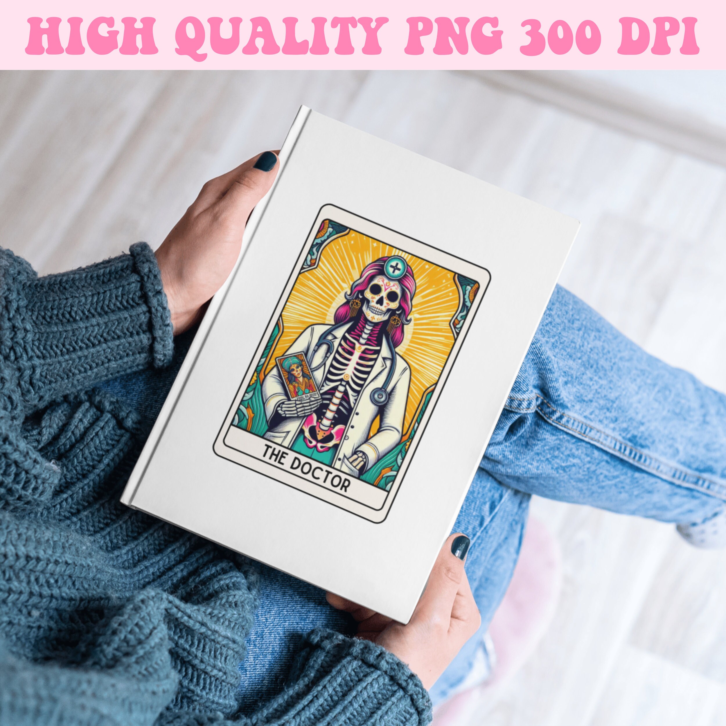 Nurse Tarot Cards Png, Tarot Cards Png, Skeleton Png, Doctor Tarot Card ...