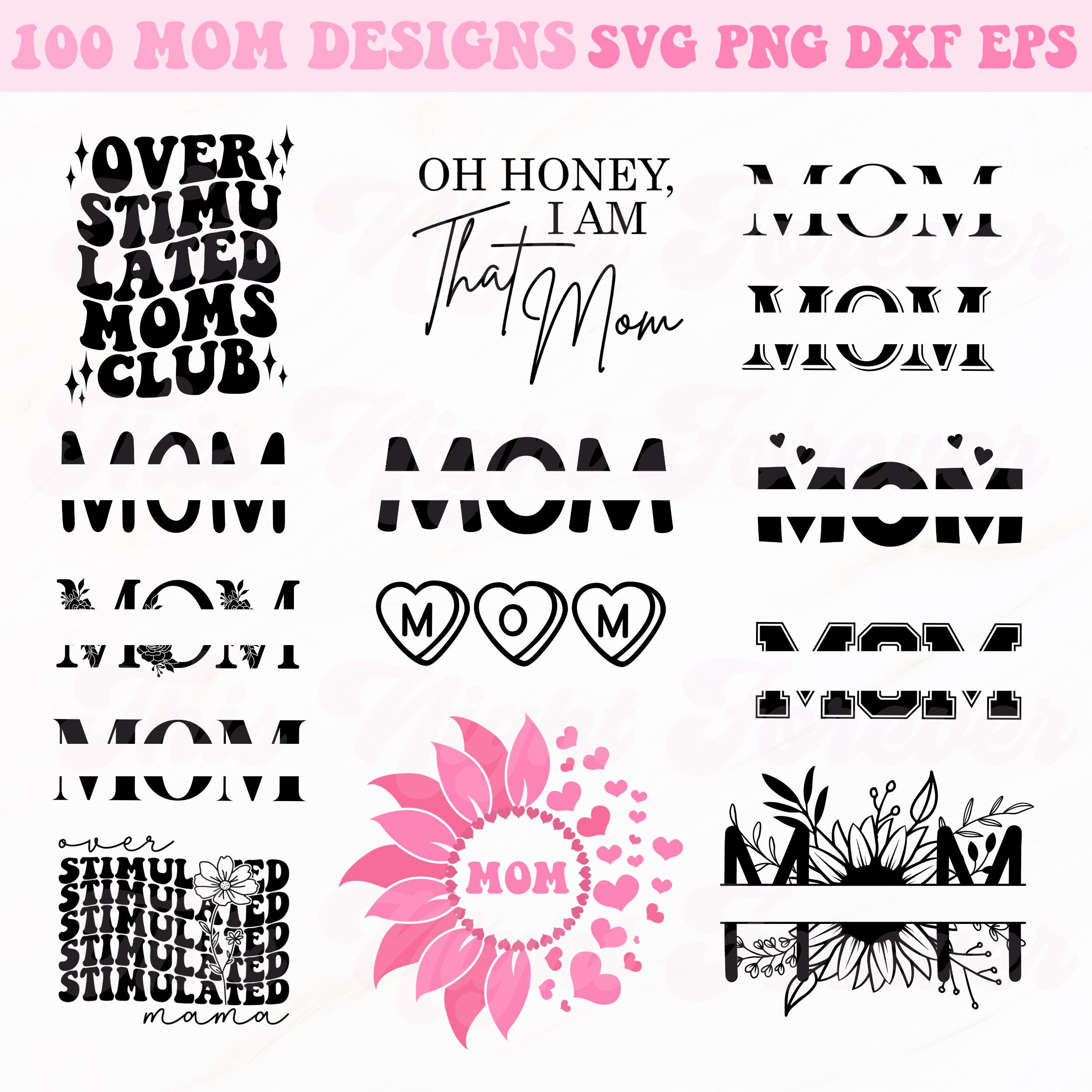Mom SVG Bundle, Mama Svg, Mother Svg, Mother's Day Svg, Mom Life Svg ...