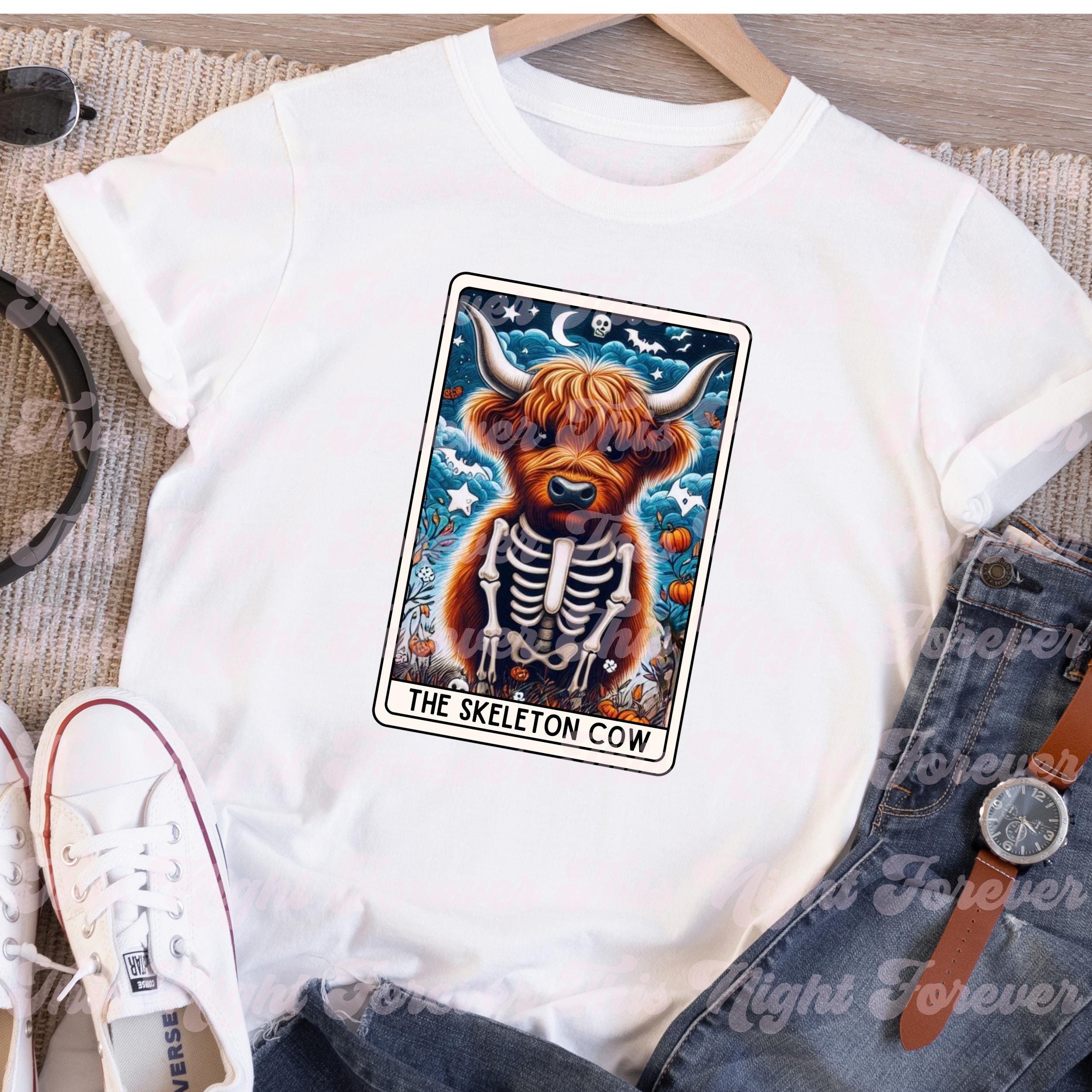 Halloween Cow Tarot Cards: 52 Card Deck (PNG) - Etsy