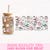 Girly Pink 16oz Glass Can Wrap, Bookish Girly Png, Coquette Glass Can ...