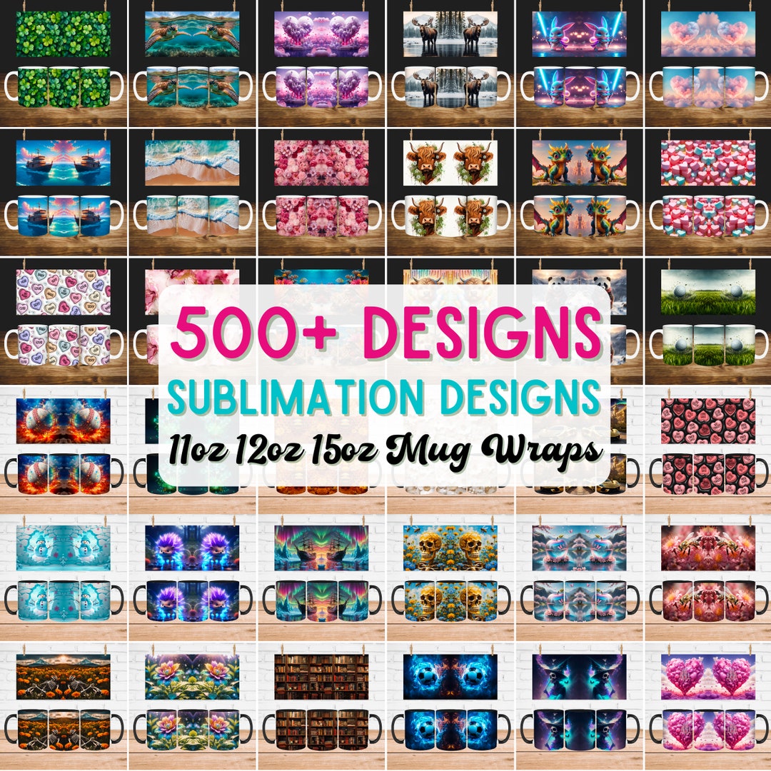 Mug Wrap Bundle, Sublimation Mug Wrap, Sublimation Mug Wraps, Mug Wrap ...