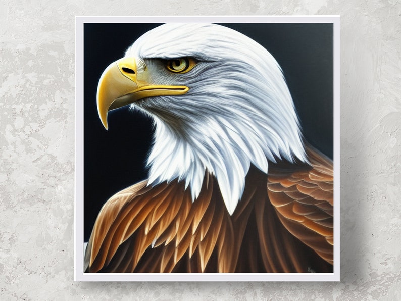Eagle Wall Art Digital Print, Eagle Art Print, Printable Eagle Art, Eagle Wall Art Print - Etsy