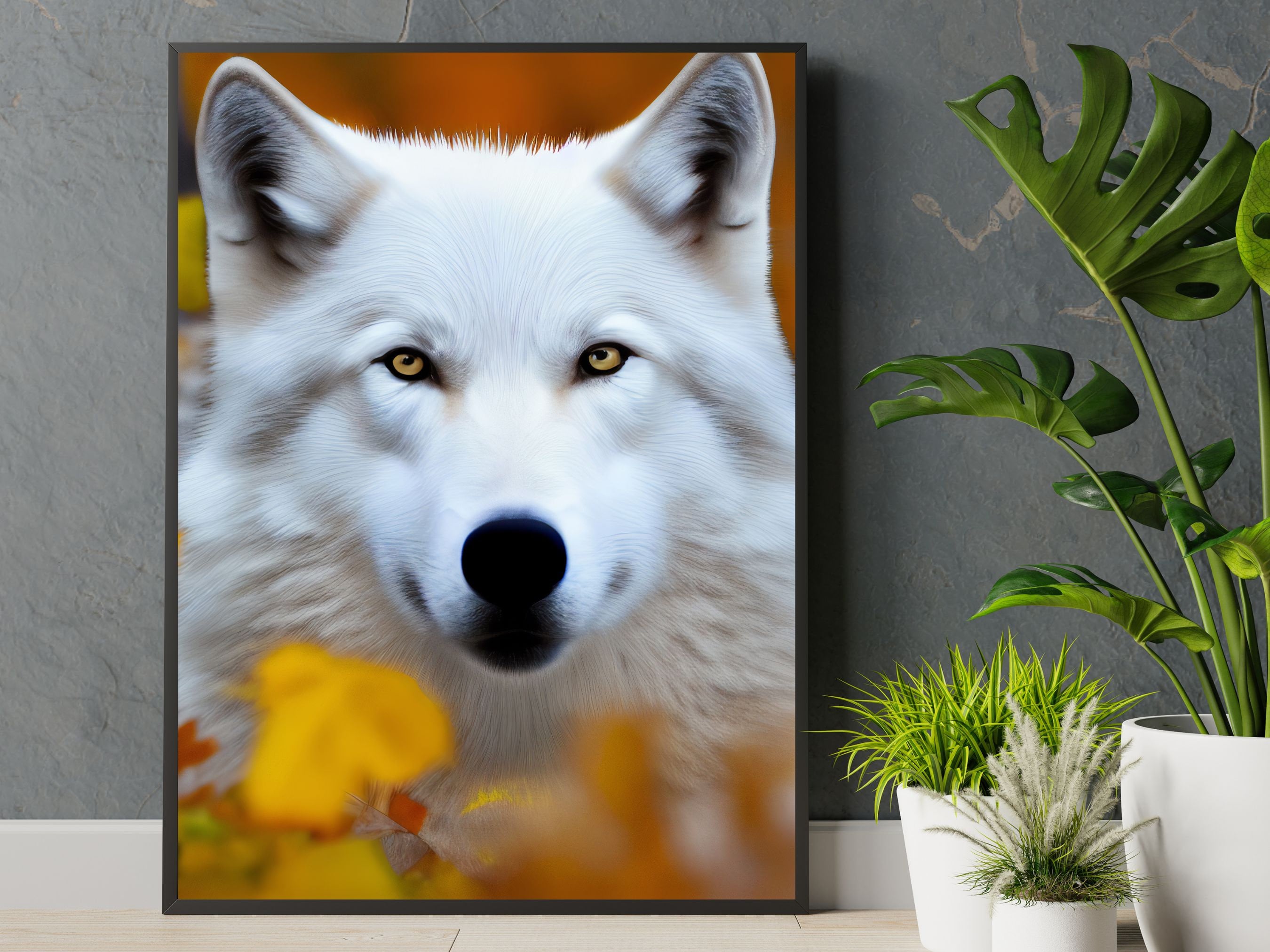 White Wolf Wall Art, Wolf Digital Prints Downloads, Wolf Digital Prints ...