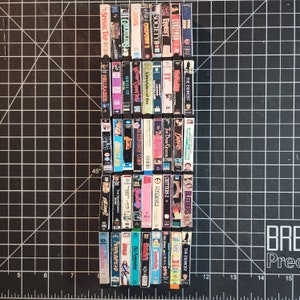 CUSTOM Mini VHS Tape Keychain, Magnet, Pins, and Ornaments - Etsy