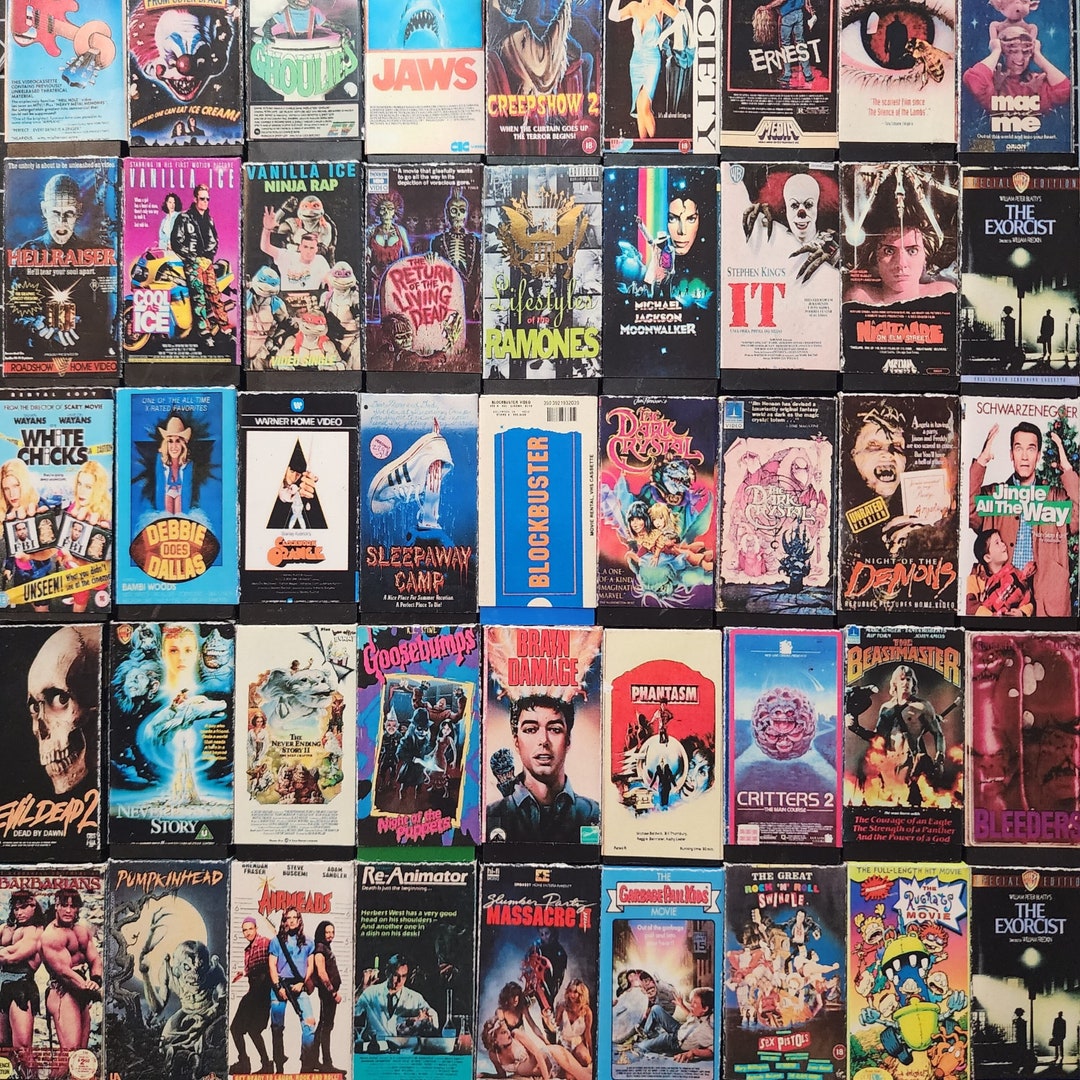 CUSTOM Mini VHS Tape Keychain, Magnet, Pins, and Ornaments - Etsy