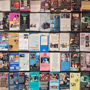 CUSTOM Mini VHS Tape Keychain, Magnet, Pins, and Ornaments - Etsy