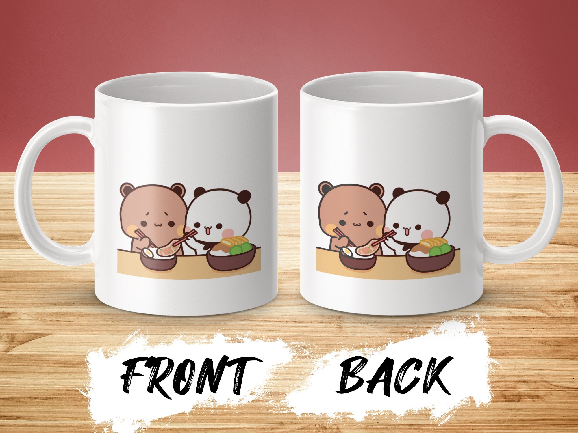 Cute Funny Dudu and Bubu Anime Coffee Mug Gift for Anime Decor ...