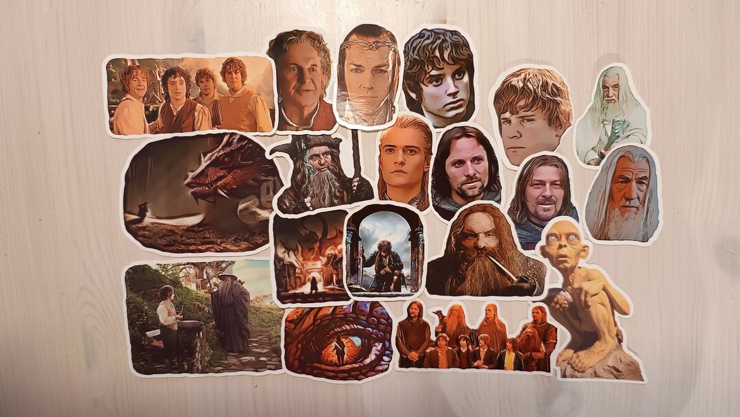 Hobbit Lord of the Rings Vinyl Stickers - Etsy