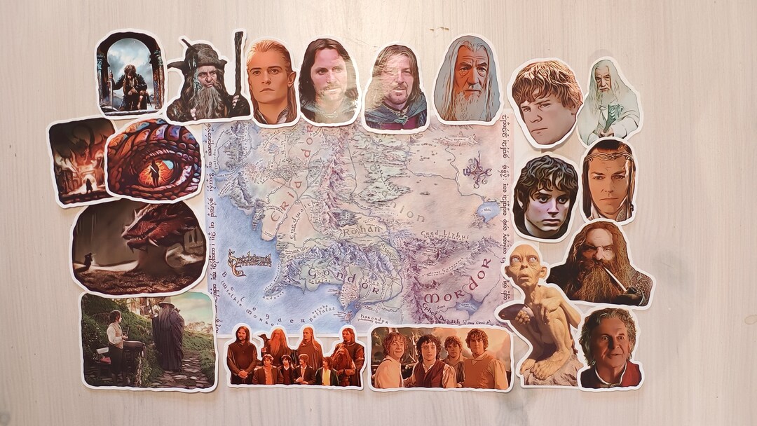 LOTR Vinyl Stickers - Etsy
