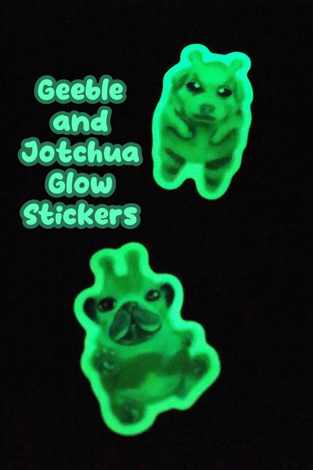 Geeble Jotchua Alienposting Glow in the Dark Iridescent Sticker - Etsy