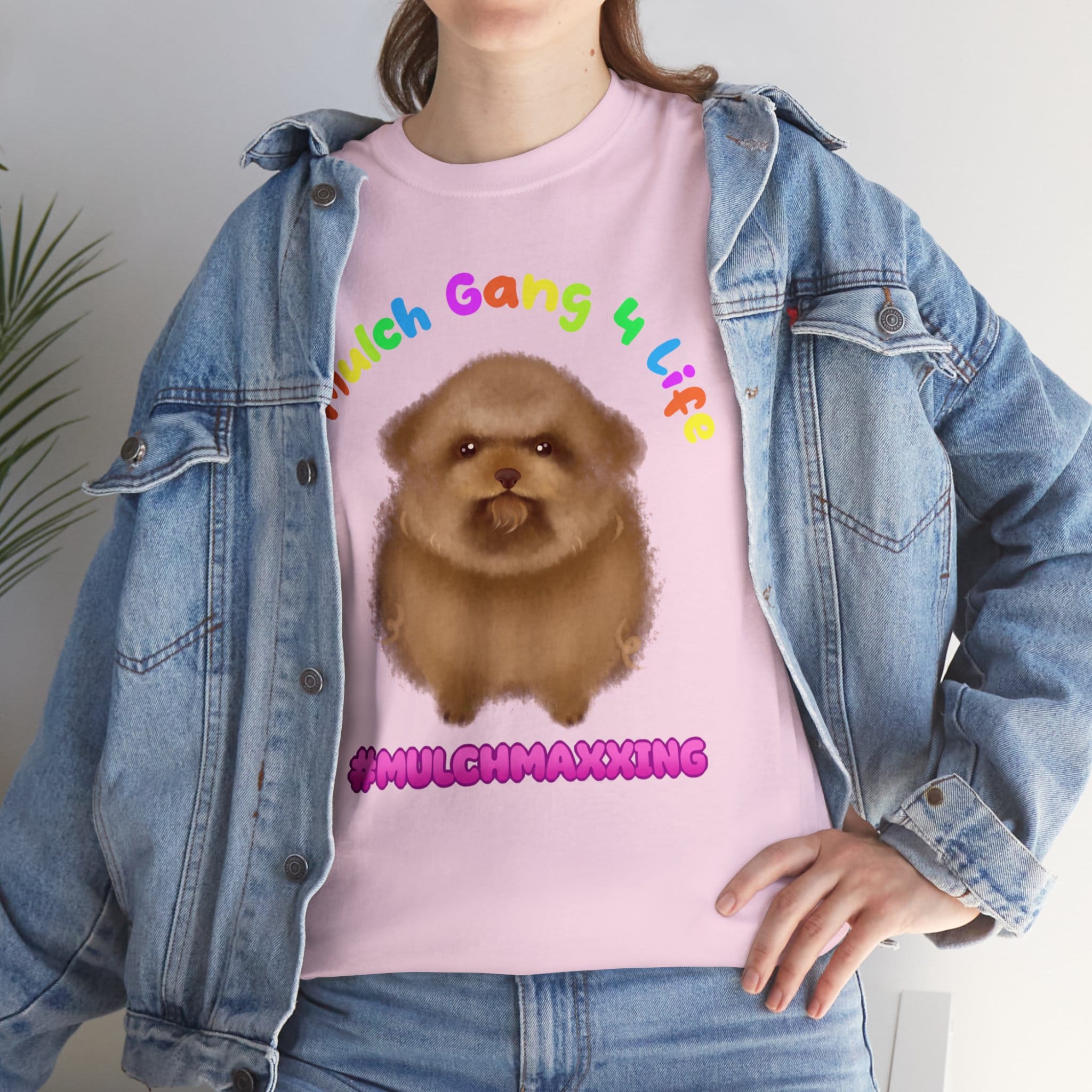 Mulch Gang for Life Mulchmaxxing Dog Tiktok Meme T-shirt - Etsy