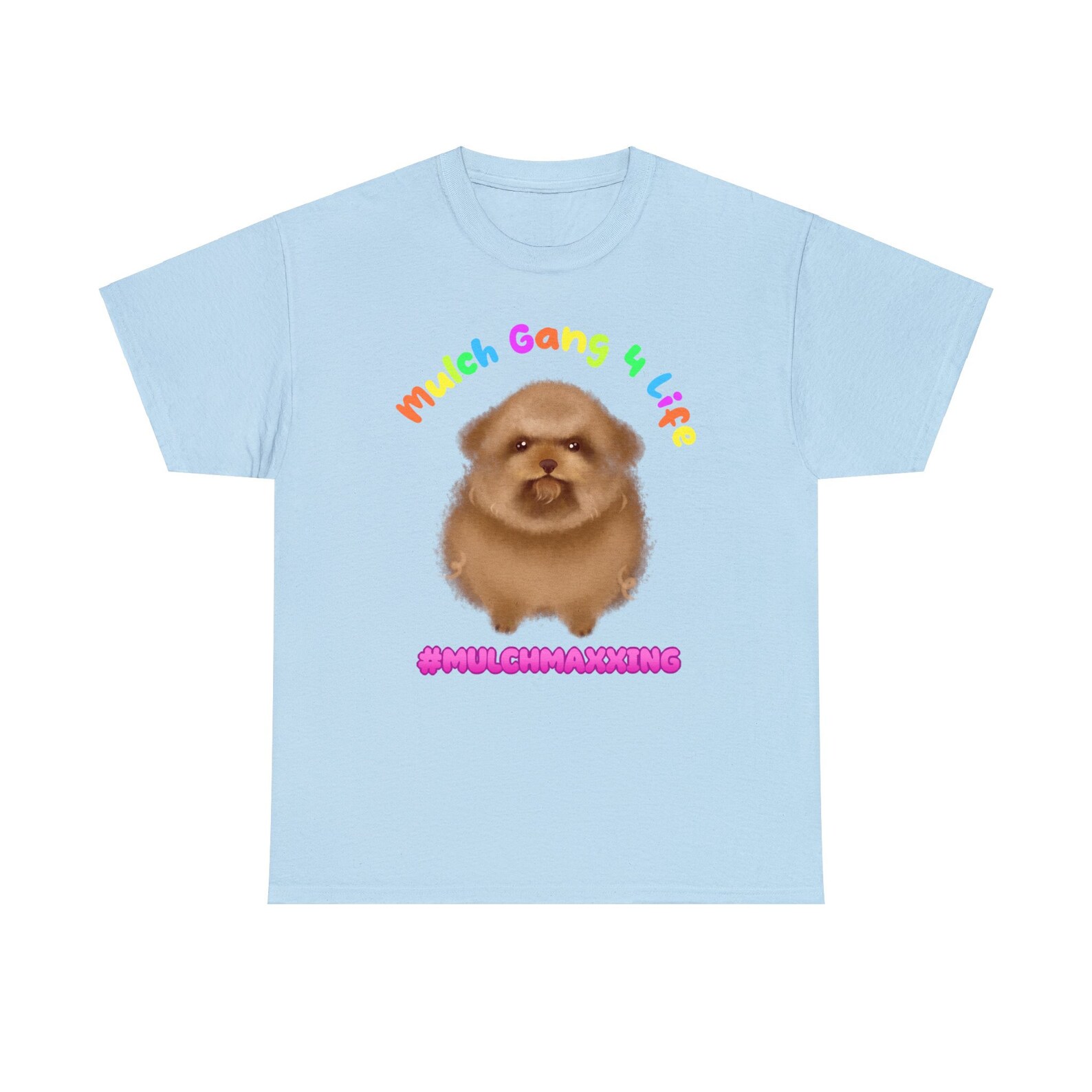 Mulch Gang for Life Mulchmaxxing Dog Tiktok Meme T-shirt - Etsy