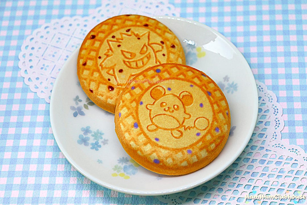 Nostalgic Monster Waffle Pins - Etsy