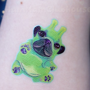 Geeble and Alien Jotchua Alienposting Temporary Tattoos - Etsy