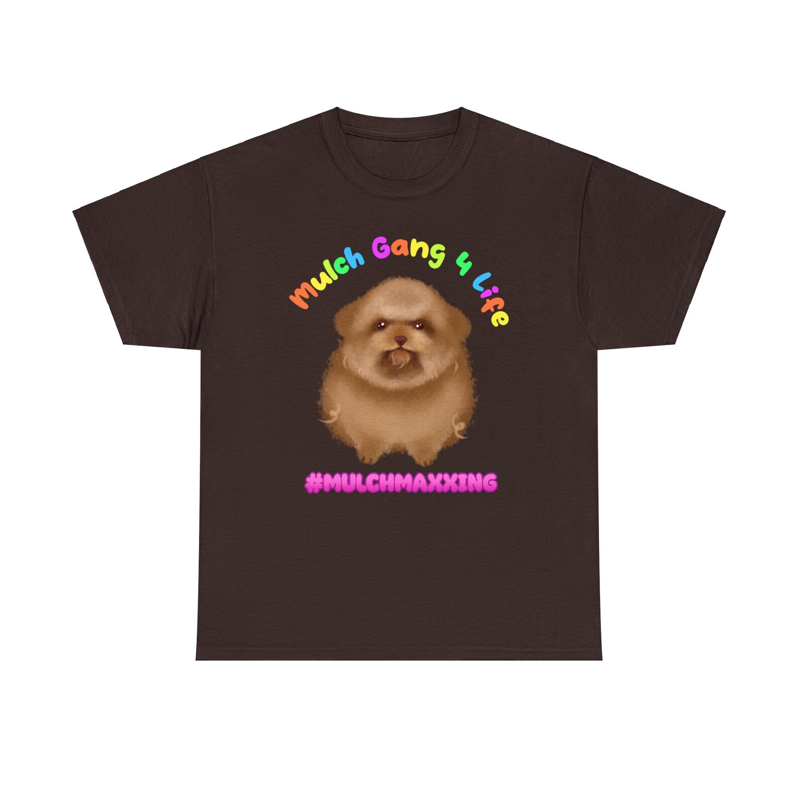 Mulch Gang for Life Mulchmaxxing Dog Tiktok Meme T-shirt - Etsy