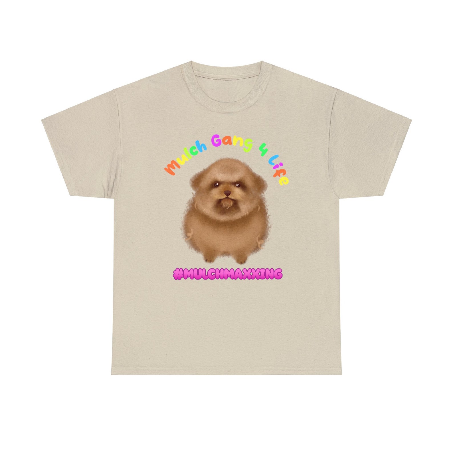 Mulch Gang for Life Mulchmaxxing Dog Tiktok Meme T-shirt - Etsy