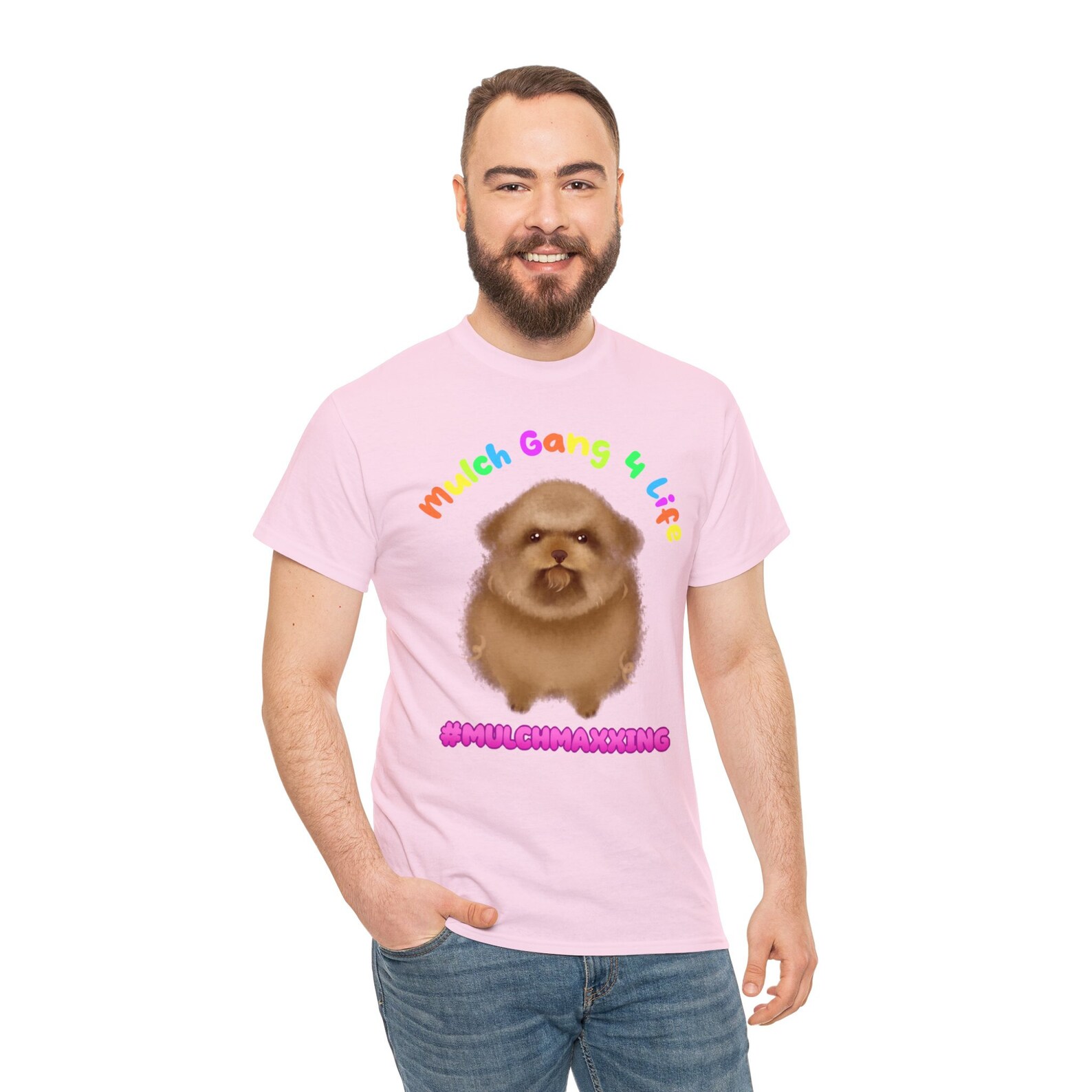 Mulch Gang for Life Mulchmaxxing Dog Tiktok Meme T-shirt - Etsy