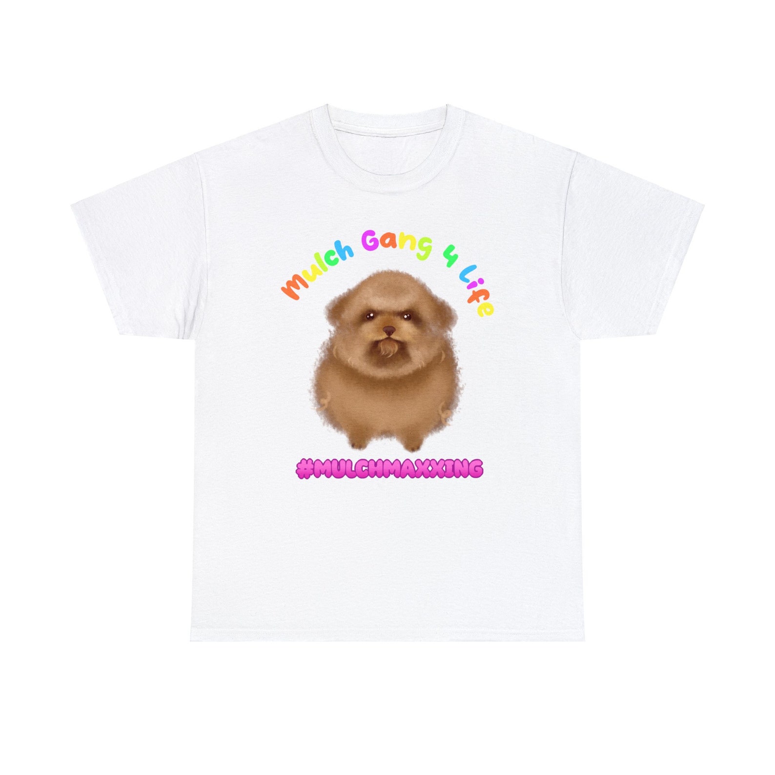 Mulch Gang for Life Mulchmaxxing Dog Tiktok Meme T-shirt - Etsy