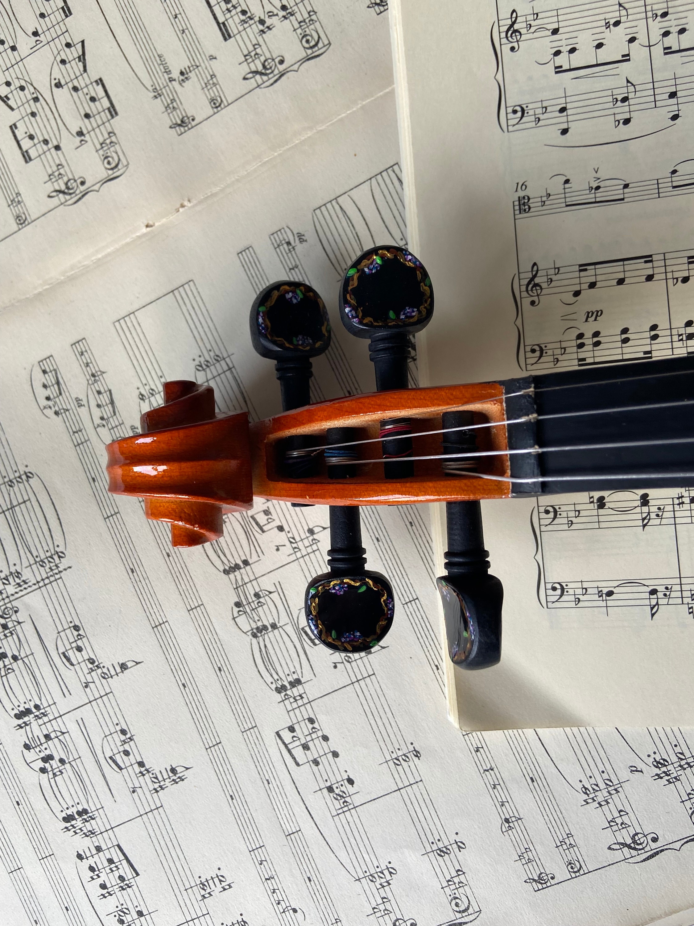 Hand-painted Violin Outfit - Etsy