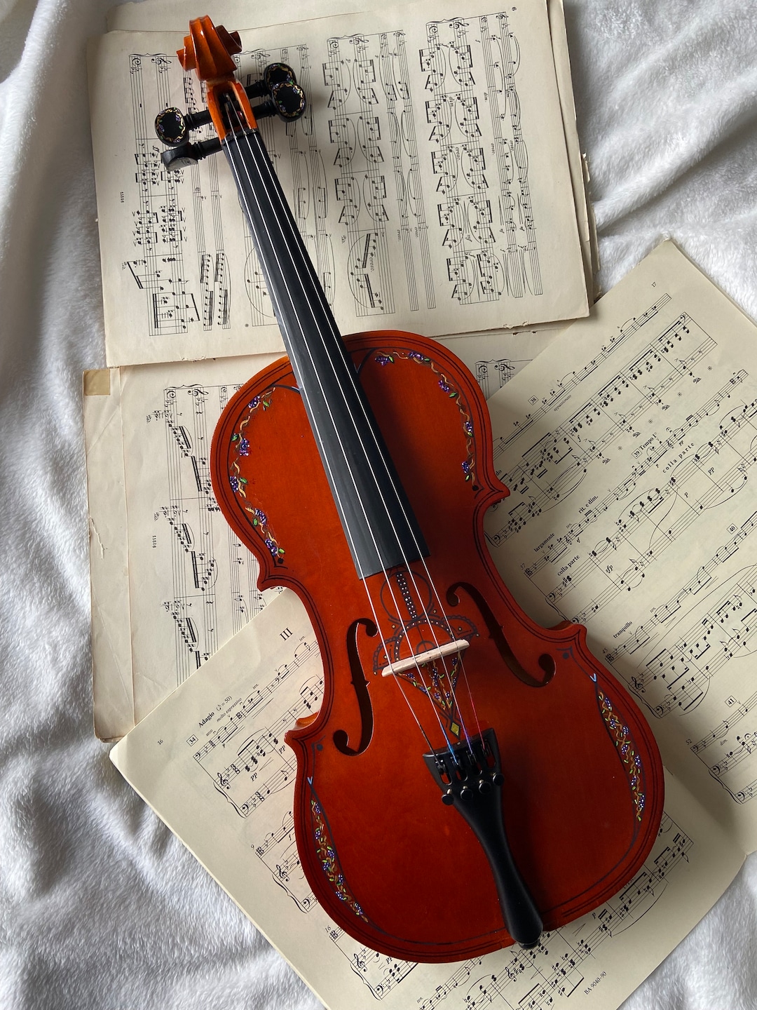 Hand-painted Violin Outfit - Etsy