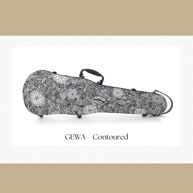 Decorated Violin Case - Etsy
