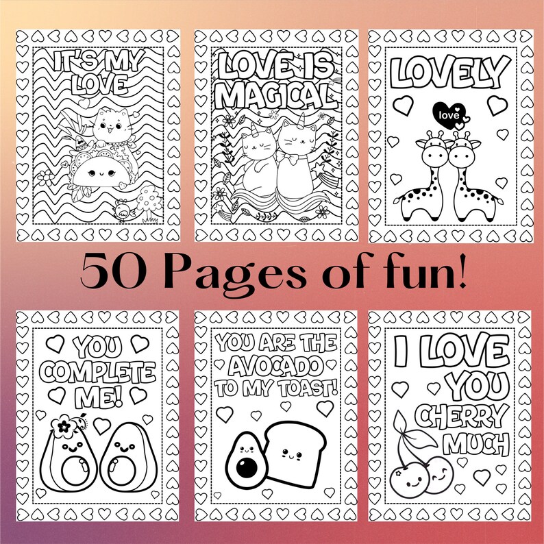 Valentine's Day Coloring Pages for Kids, Valentine's Day Printable ...