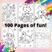 Coloring Pages for Kids, 100 Printable Coloring Pages for Kids, Kids ...