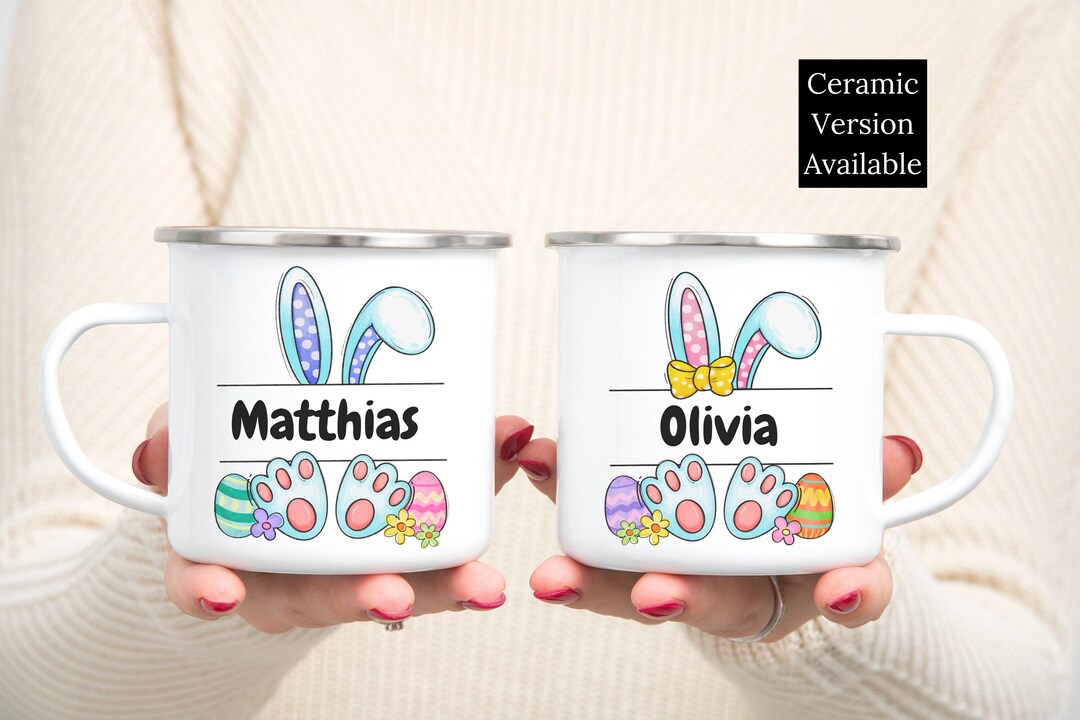 Personalized Easter Mug for Kids, Custom Name Easter Mug , Cute Easter ...