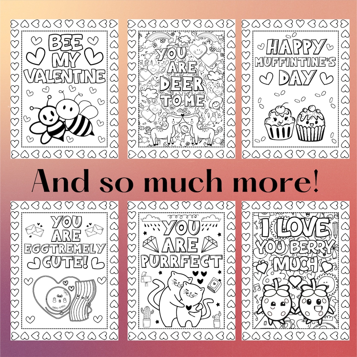 Valentine's Day Coloring Pages for Kids, Valentine's Day Printable ...