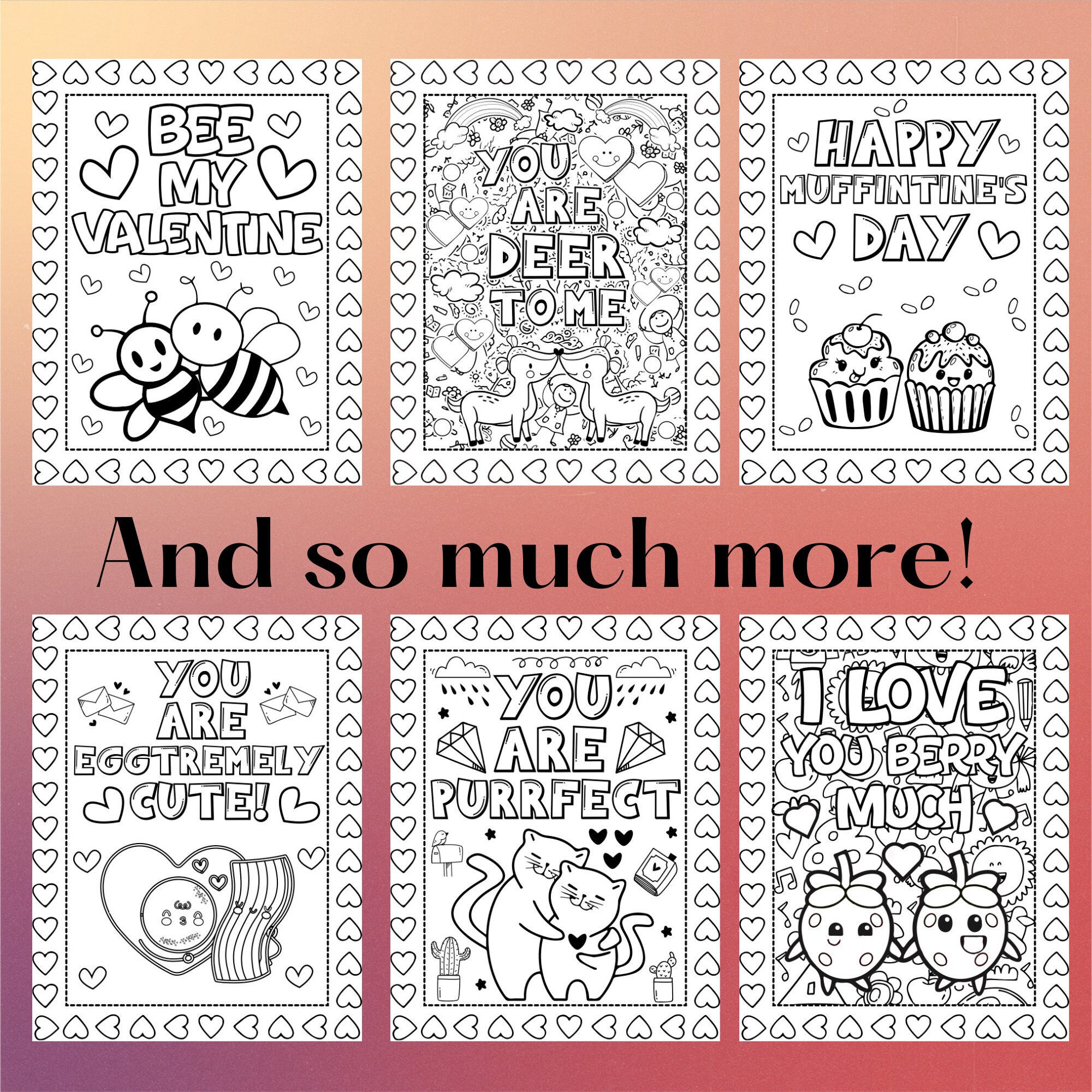 Valentine's Day Coloring Pages for Kids, Valentine's Day Printable ...