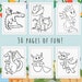 Cute Dragon Coloring Pages for Kids and Toddlers, Printable Coloring ...