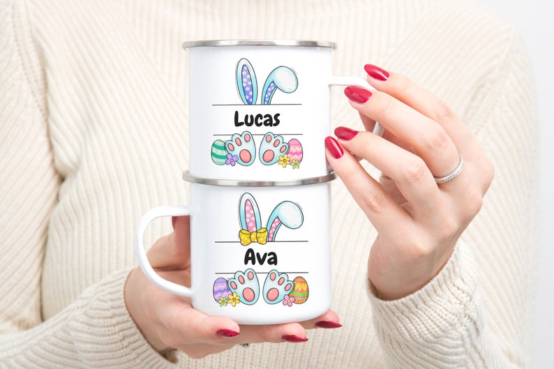 Personalized Easter Mug for Kids, Custom Name Easter Mug , Cute Easter ...