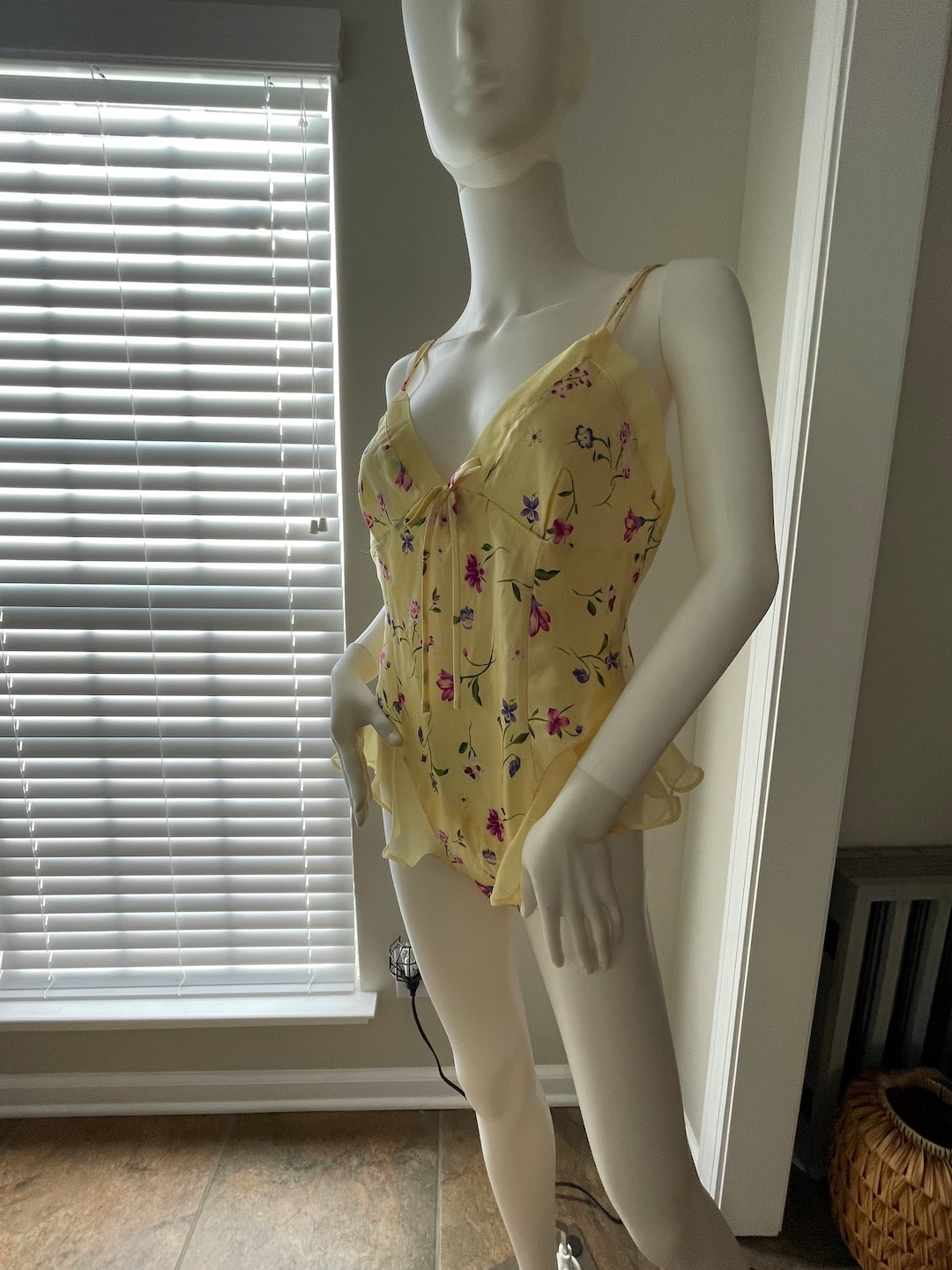 Vintage Lingerie Vintage Lingerie Victorias Secret Teddy Flutter Detail ...