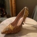Custom Crystal Heels Brown Crystals Pointy Toe - Etsy