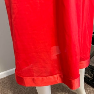 Vintage Lingerie Red Vanity Fair Night Gown Sz M - Etsy