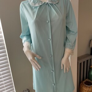 Vintage Lingerie Robe Small Robins Egg Blue by Gossard Artemis - Etsy
